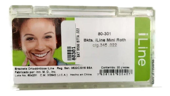 Brackets Iline Mini Roth .022 – DEPOSITO DENTAL ORO
